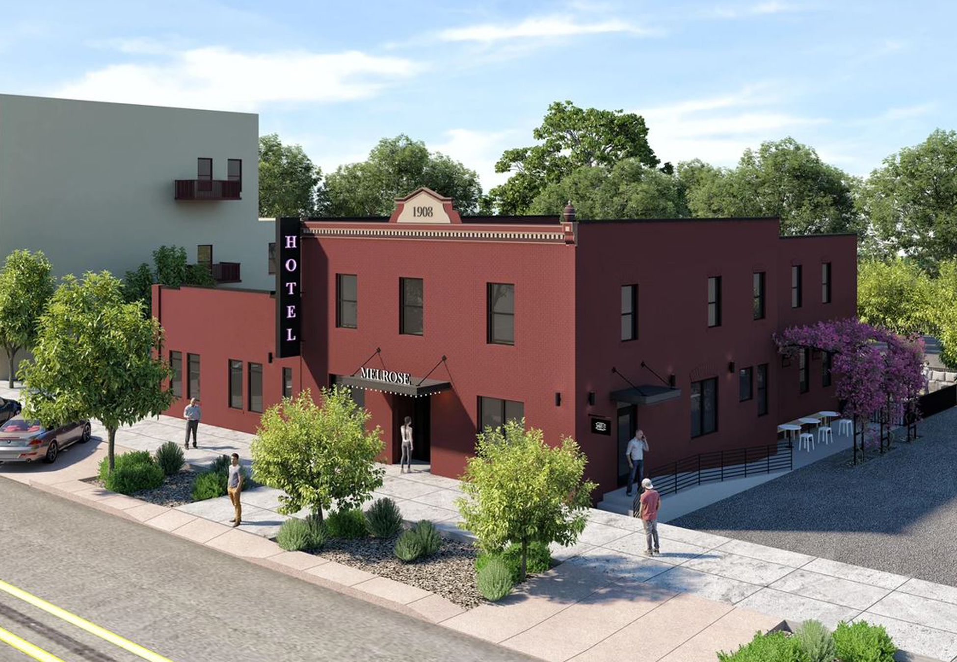 Hotel Melrose reopens as boutique hotel under new ownership